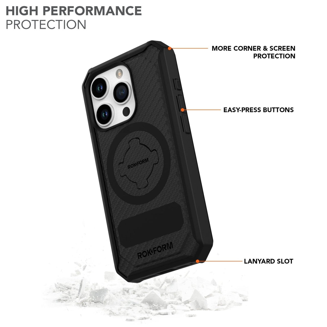 Rugged iPhone 15 Case | Rokform.com