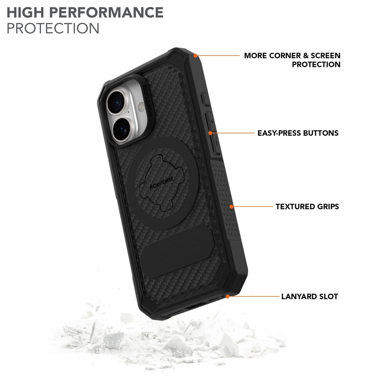 Rugged iPhone 16 Case | Rokform.com