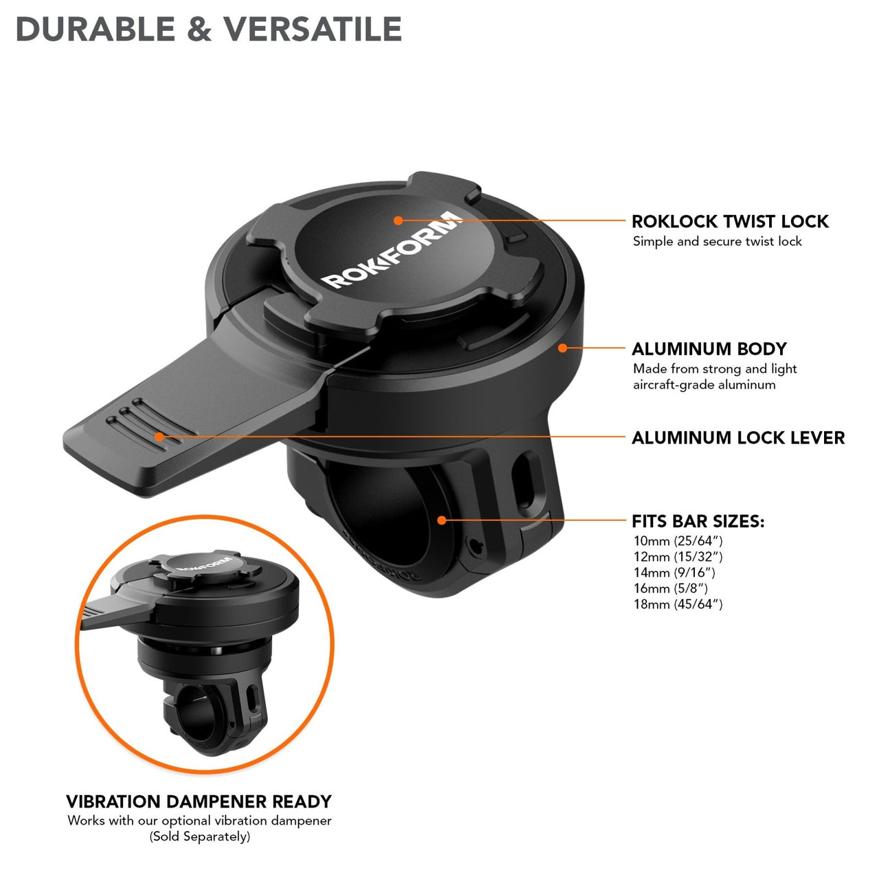 Scooter Phone Holder | Rokform.com