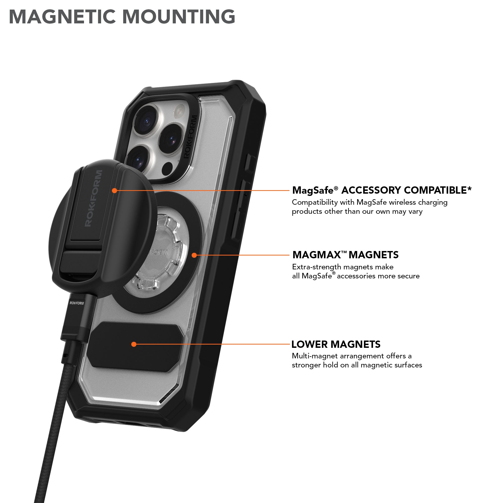 Clear iPhone 16 Pro Case | Rokform.com Clear iPhone 16 Pro Case | Rokform.com