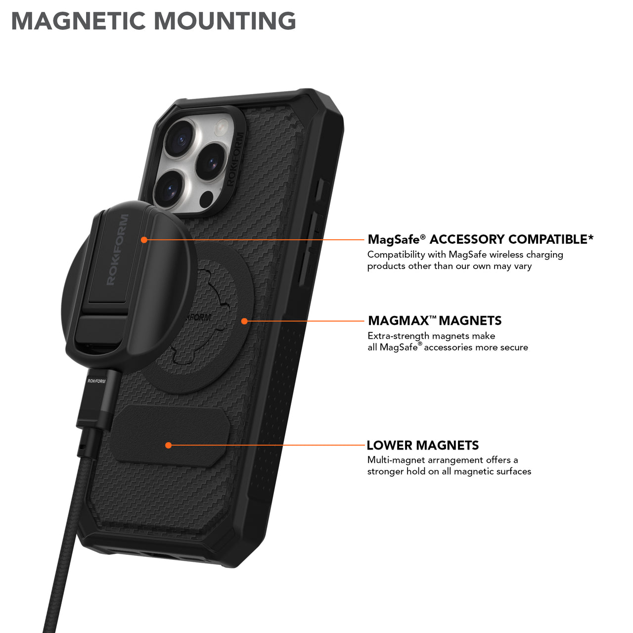 Rugged iPhone 16 Pro Max Case | Rokform.com