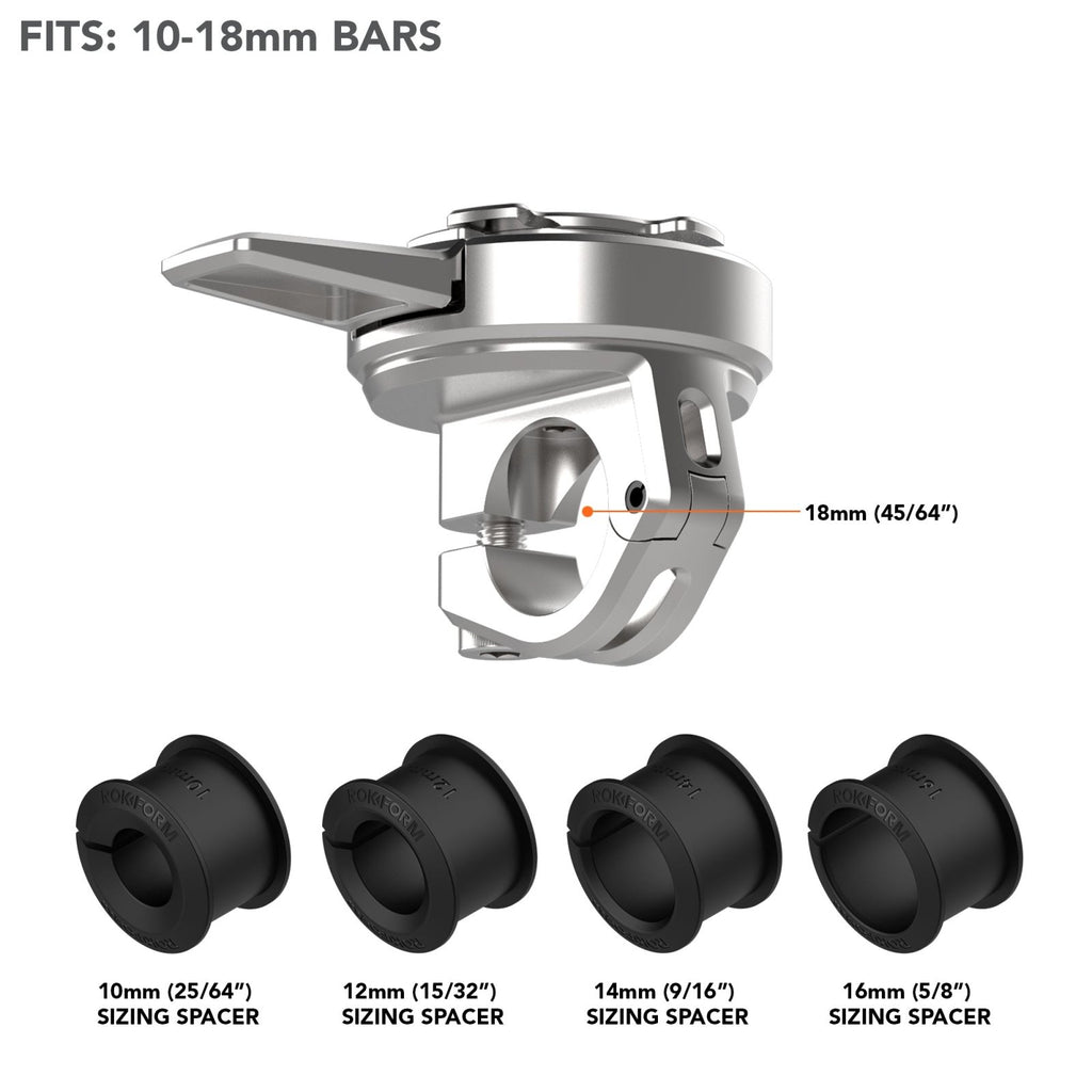 Small Bar Phone Mount | Rokform.com