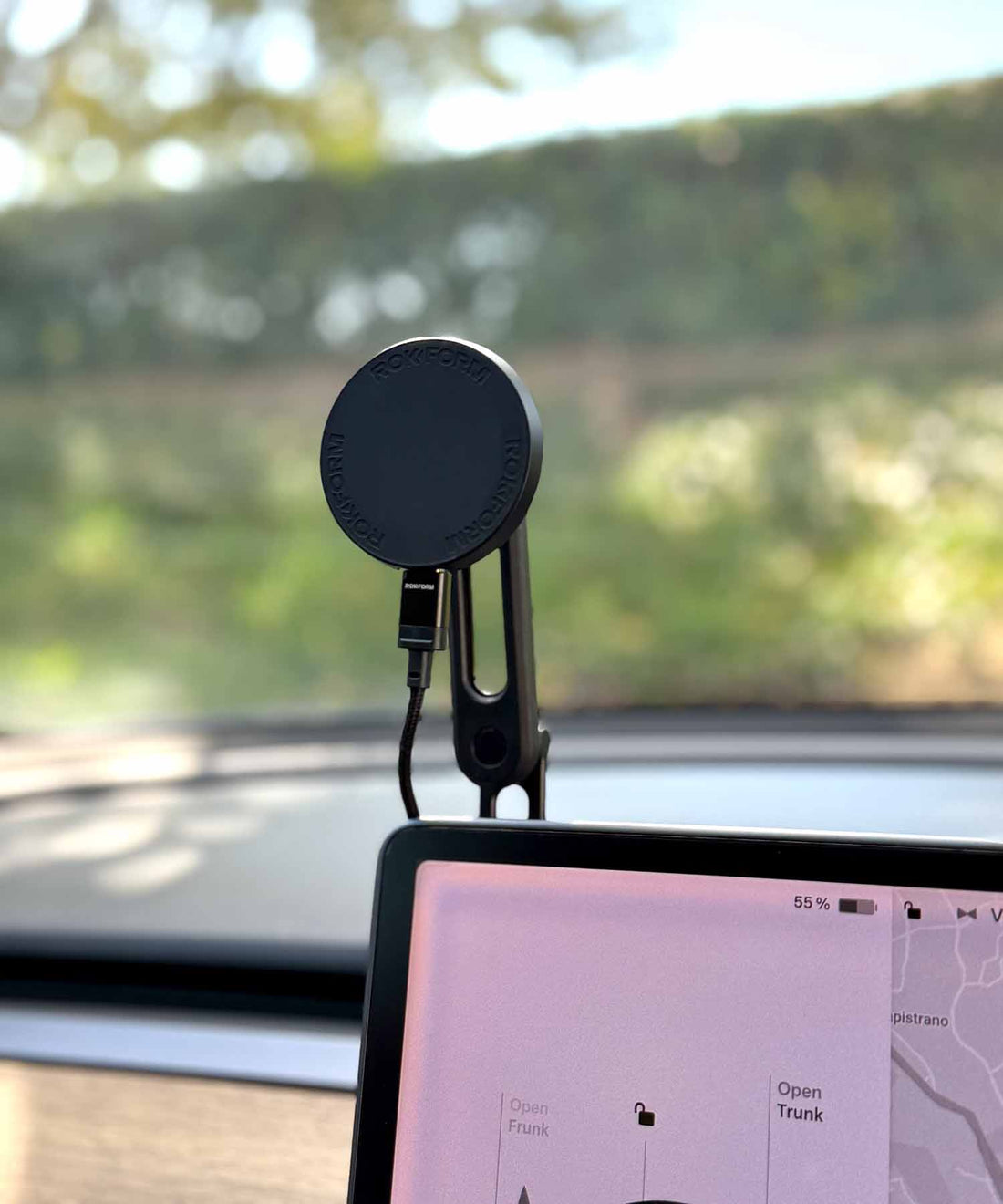 Car Screen Phone Mount Charger | Rokform.com