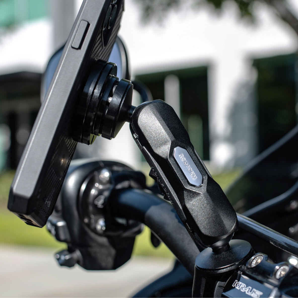 Pro Ball Motorcycle Handlebar Phone Mount | Rokform.com