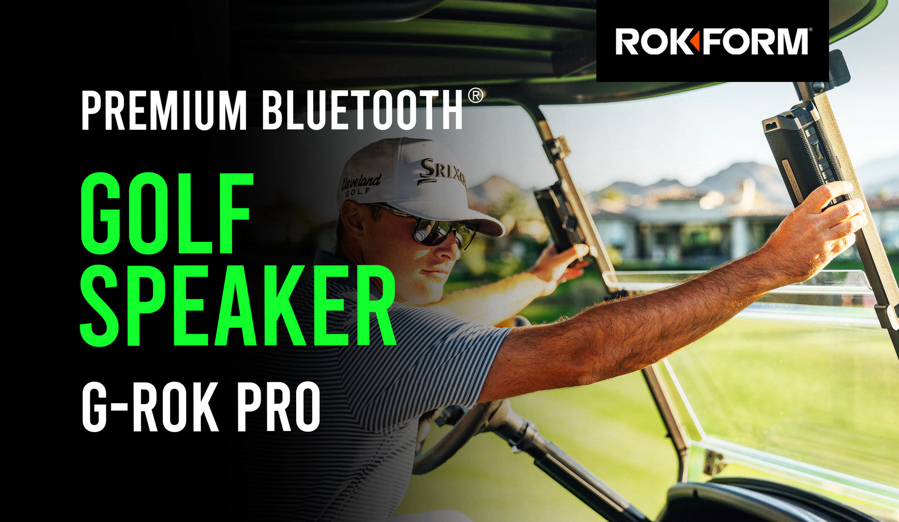 G-Rok PRO Bluetooth Golf Speaker | Rokform.com