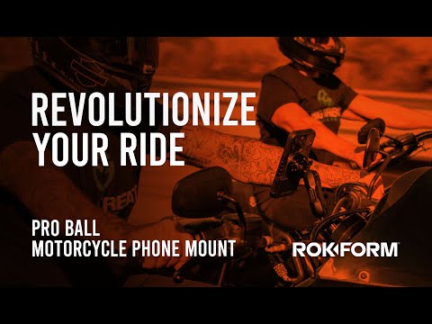 Pro Ball Motorcycle Handlebar Phone Mount | Rokform.com