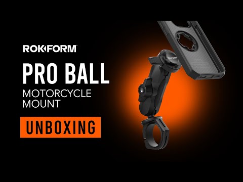Pro Ball Motorcycle Handlebar Phone Mount | Rokform.com