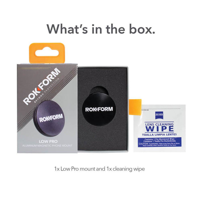 Low Pro Magnetic Car Dash Mount | Rokform.com
